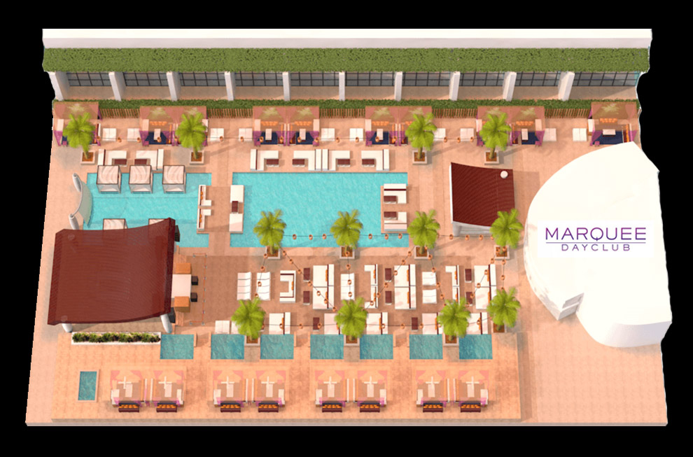 Marquee Dayclub Table Service | Bottle Pricing & Reservations